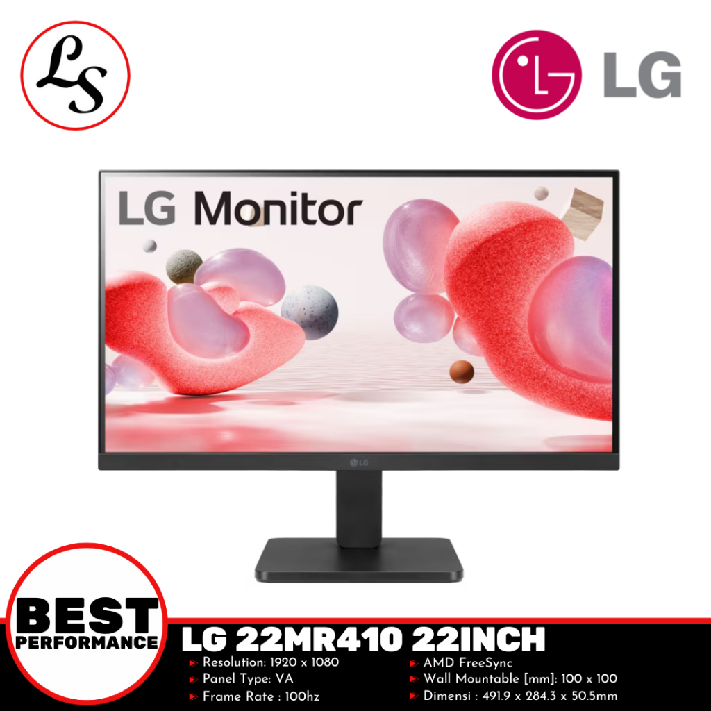Jual LG LED MONITOR 22MR410 22Inch FHD VA 100hz AMD FreeSync | Shopee ...
