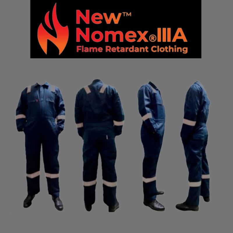 Jual Wearpack Coverall Terusan New Nomex lllA Anti Api Original Dongker ...