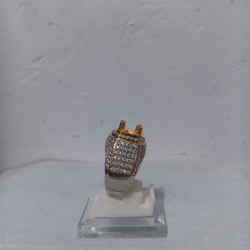 Jual ring perak dimensi batu 8x6 | Shopee Indonesia