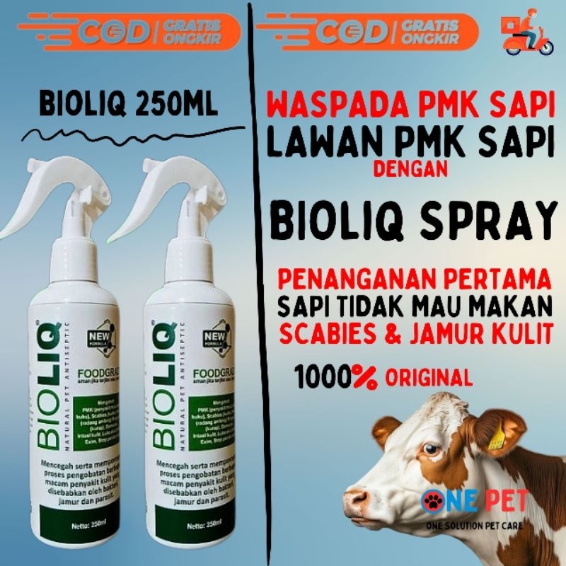 Jual BIOLIQ 250ML - OBAT PMK SAPI AMPUH SAPI TIDAK MAU MAKAN PENYAKIT MULUT DAN KUKU IRITASI ...