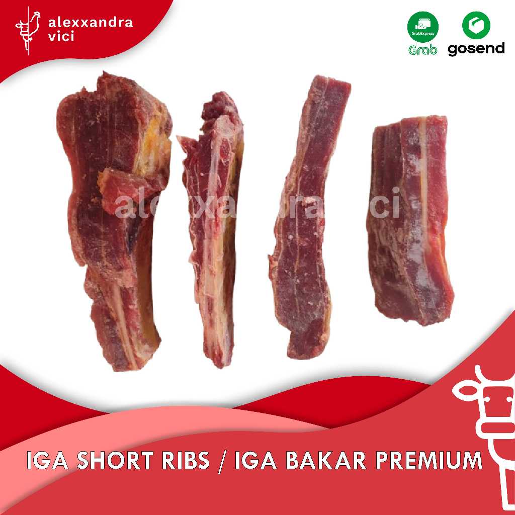 Jual Daging Iga Sapi / Iga Short ribs / Iga Super / Iga Bakar 500gr ...