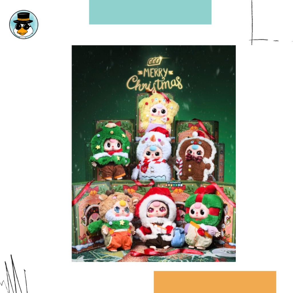 Jual Boneka BABY THREE 400% Christmas Series Blind Box | Shopee Indonesia