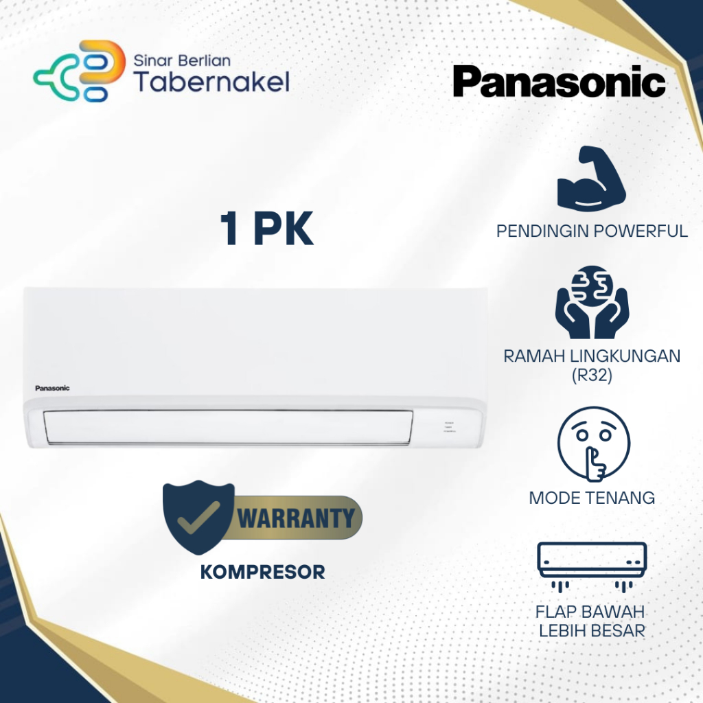 Jual AC Panasonic Standard Non-Inverter CS/CU-YN9WKJ 1 PK | Shopee Indonesia