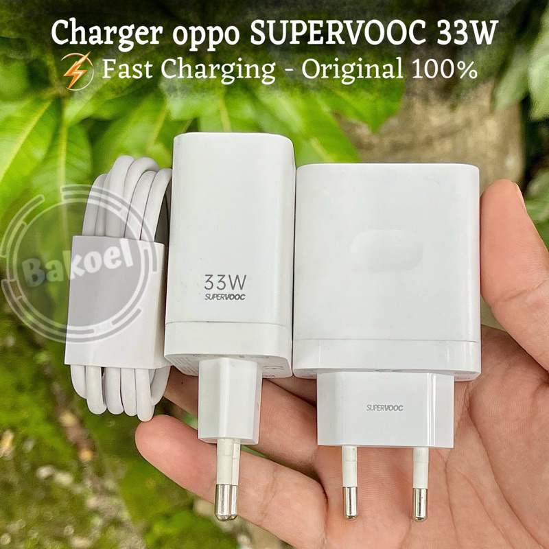 Jual Charger OPPO SUPERVOOC 33 Watt Original a57, a77s, Reno 8T, 7z ...