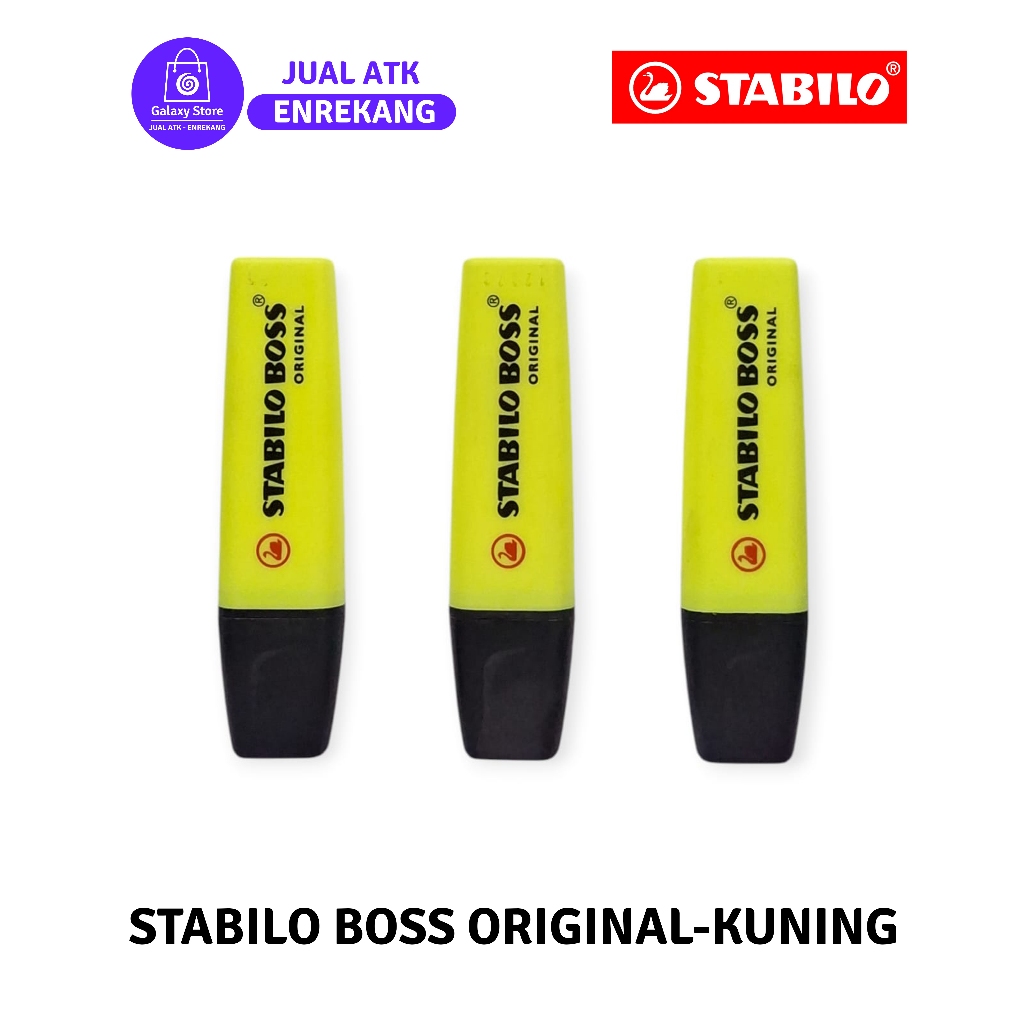Jual STABILO BOSS ORIGINAL- KUNING | Shopee Indonesia