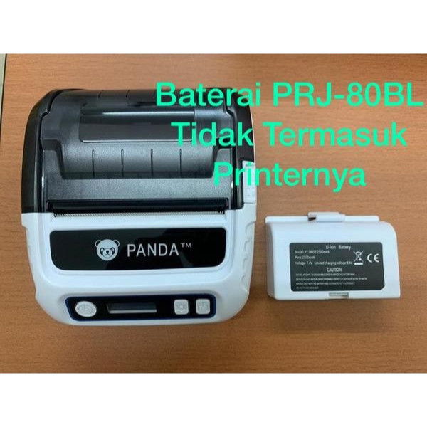 Jual Battery (Baterai) Mobile Printer PANDA Bluetooth prj-80bl | Shopee ...
