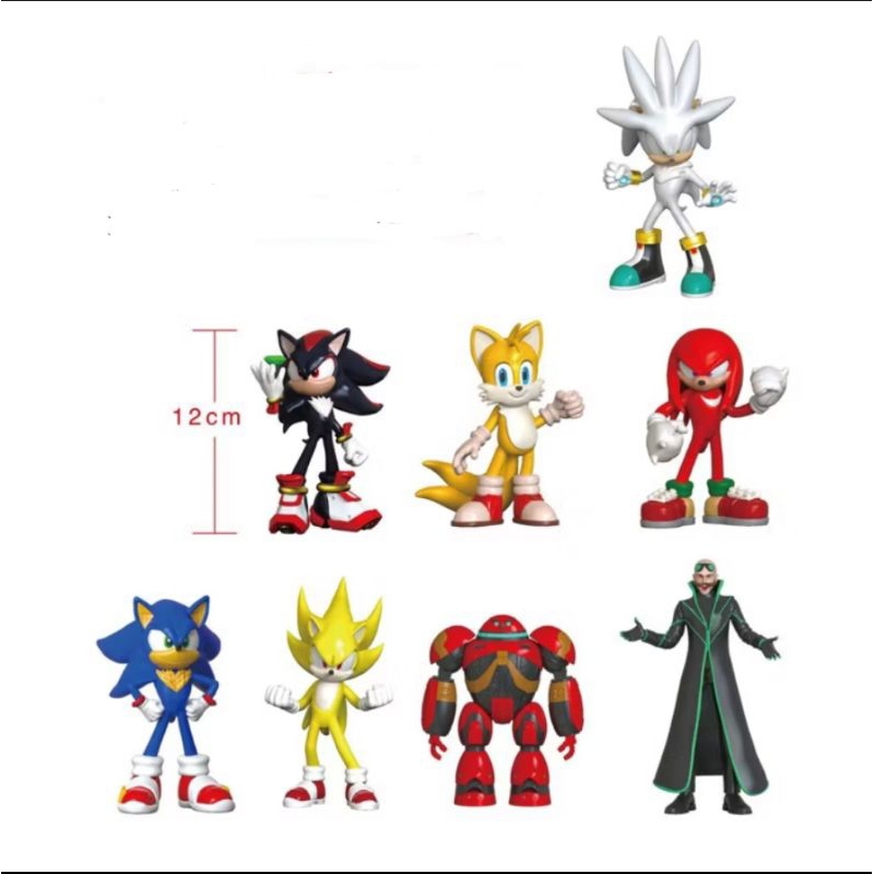 Jual Sonic the hedgehog dan kawan kawan ada 8 macam | Shopee Indonesia