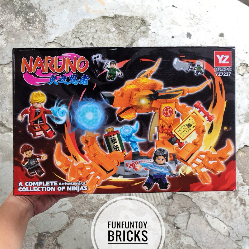 Jual Mainan Naturo itachi sasuke kakashi jiraiya gaara rocklee block ...