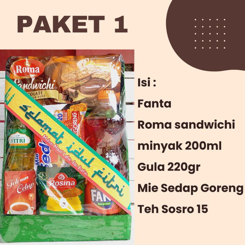 Jual Parcel lebaran paket 1|| Parcel lebaran murah || hampers lebaran ...