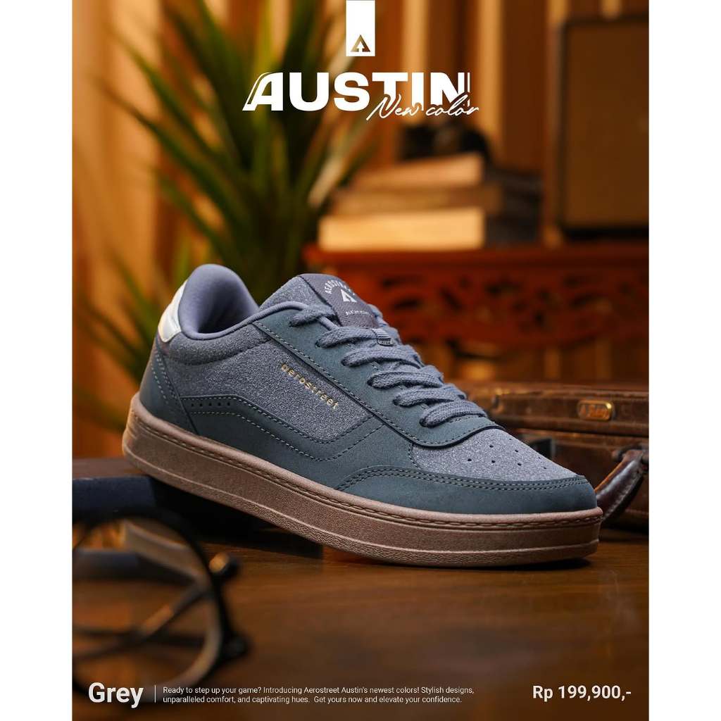 Jual Aerostreet 37-44 Austin Coklat Gum Abu Tua Abu Tua - Sepatu ...