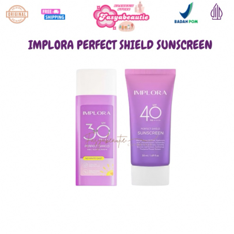 Jual SUNSCREEN IMPLORA PERFECT SHIELD SPF 40PA+++ IMPLORA PERFECT ...