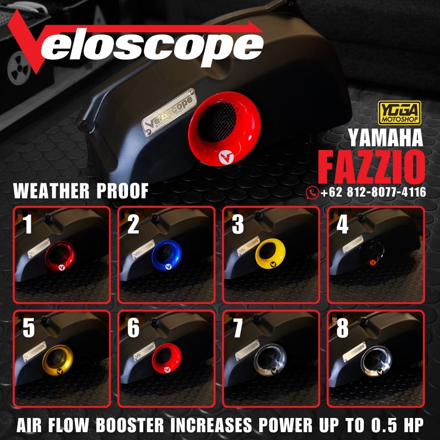 Jual Veloscope Air Flow Booster Yamaha Fazzio | Shopee Indonesia
