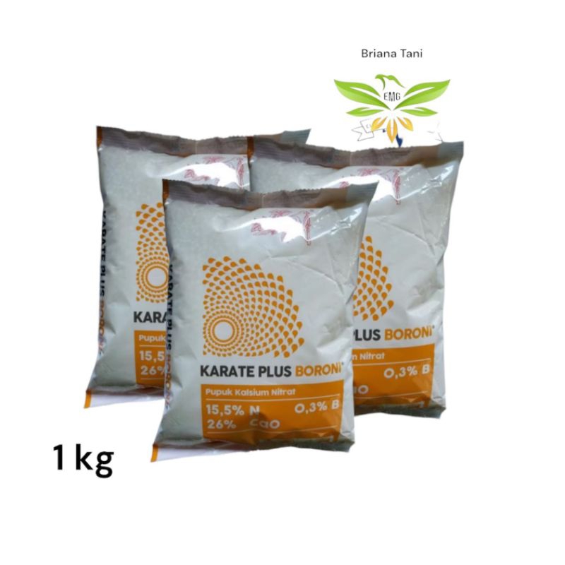 Jual Meroke Karate Plus Boroni 1 kg Kemasan Pabrik Kalsium Nitrat ...