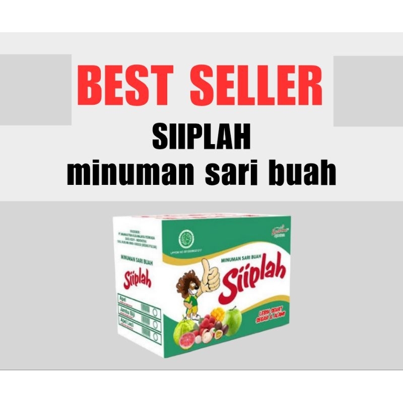 Jual Siiplah minuman sari buah isi 32pcs minuman kemasan lebaran 2025 ...