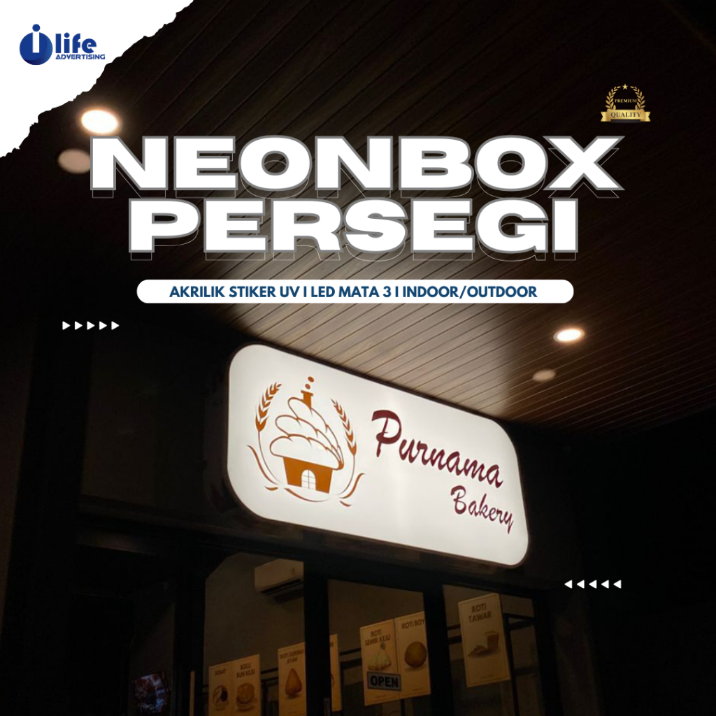 Jual NEON BOX PERSEGI/PERSEGI PANJANG CUSTOM UKURAN | Shopee Indonesia