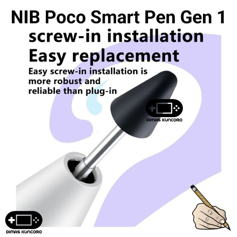 Jual NIB Poco Smart Pen Gen 1 ujung stylus nibs smartpen tip pencil ...