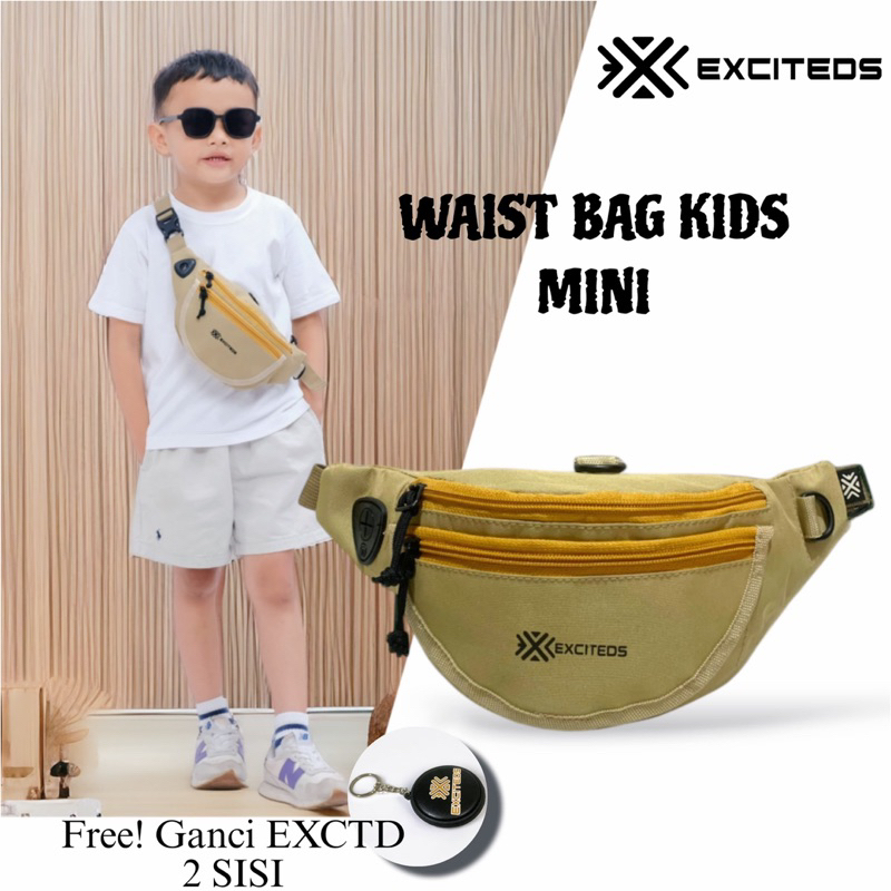 Jual Tas selempang anak cowok waistbag kids boy mini laki laki | Shopee ...