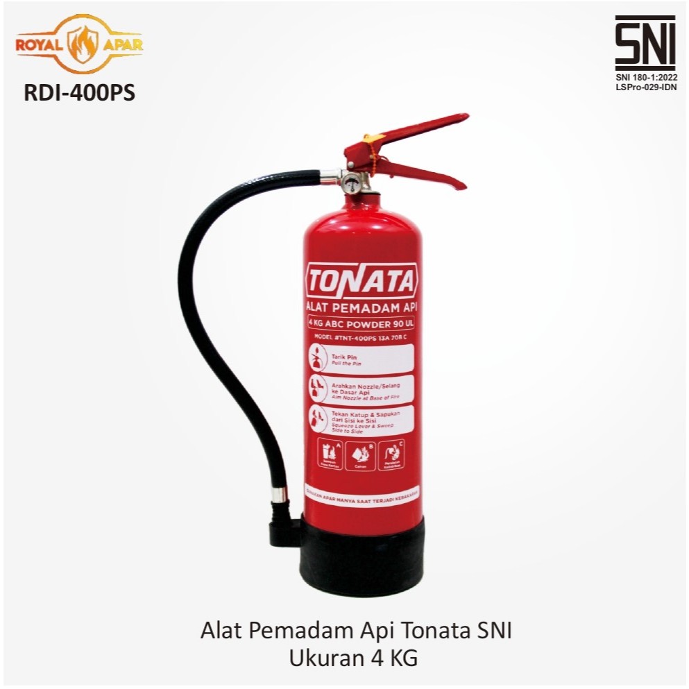 Jual Alat Pemadam Api Tonata SNI / APAR ABC Powder 4 kg | Shopee Indonesia