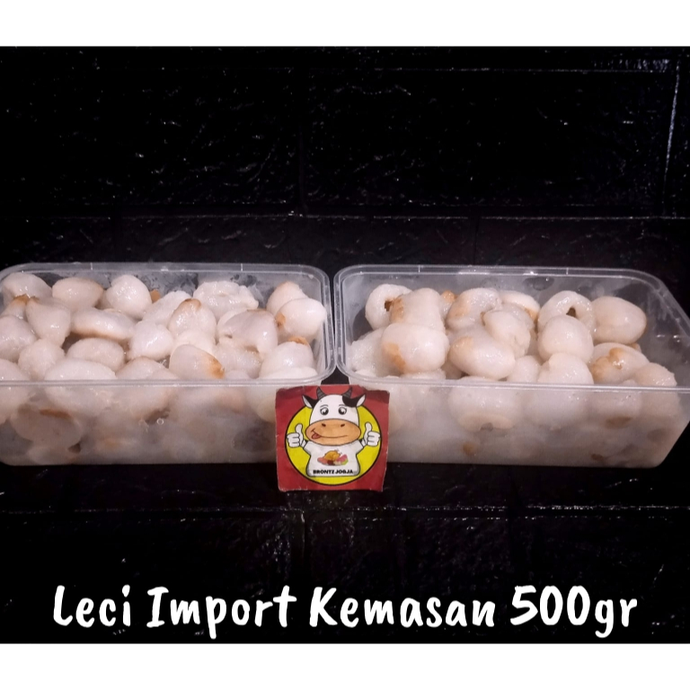 Jual BUAH LECI IMPORT KEMASAN 500GR-FROZEN FOOD-BRONTZ JOGJA | Shopee ...