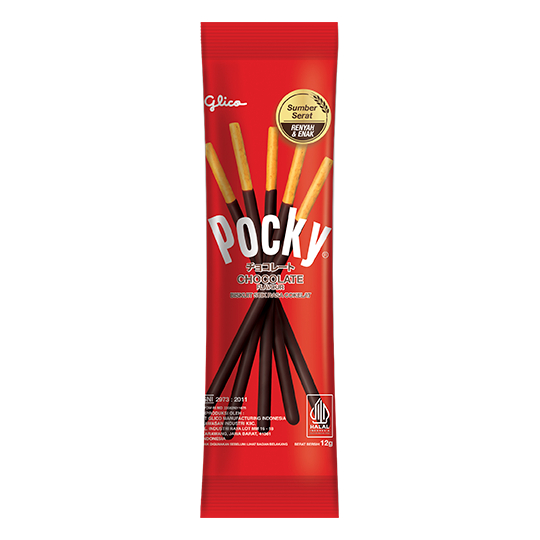 Jual GLICO POCKY SINGLE SACHET 12 GRAM COKLAT STRAWBERRY CHOCOLATE ...