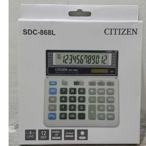 Jual kalkulator citizen SDC 868L ori calkulator | Shopee Indonesia