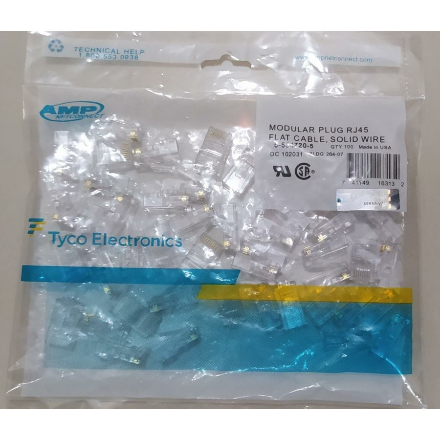 Jual CONECTOR RJ45 /PACK ISI 50PCS | Shopee Indonesia