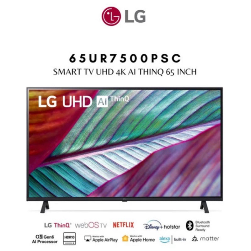 Jual LG UHD ThinQ Smart TV 65 Inch 65UR7500PSC garansi resmi | Shopee ...