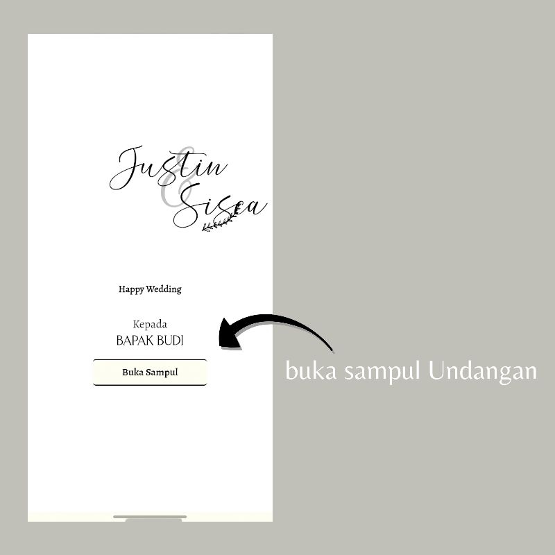 Jual UNDANGAN DIGITAL PERNIKAHAN TEMA MINIMALIST CREAM C | Shopee Indonesia