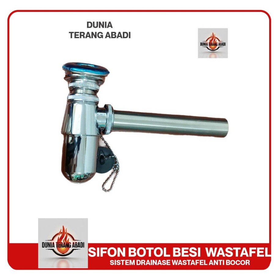Jual Sifon botol besi / wastafel - Sistem drainase wastafel anti bocor ...