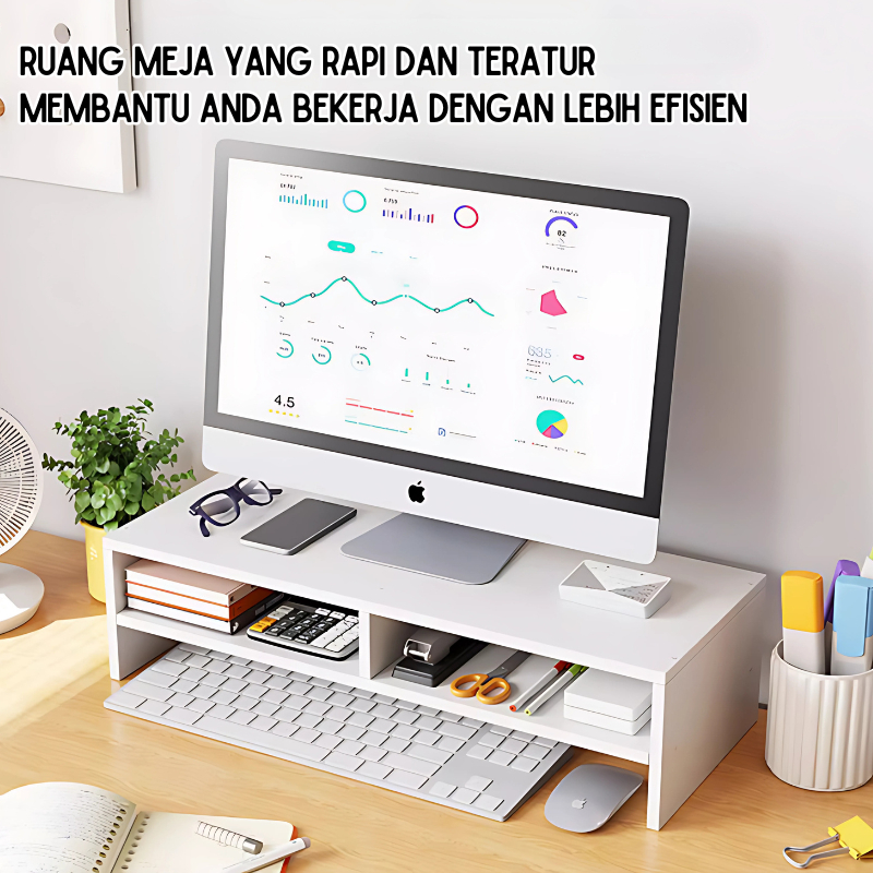 Jual Rak Meja Laptop Alas Laptop Desk Organizer Meja Laptop Monitor ...