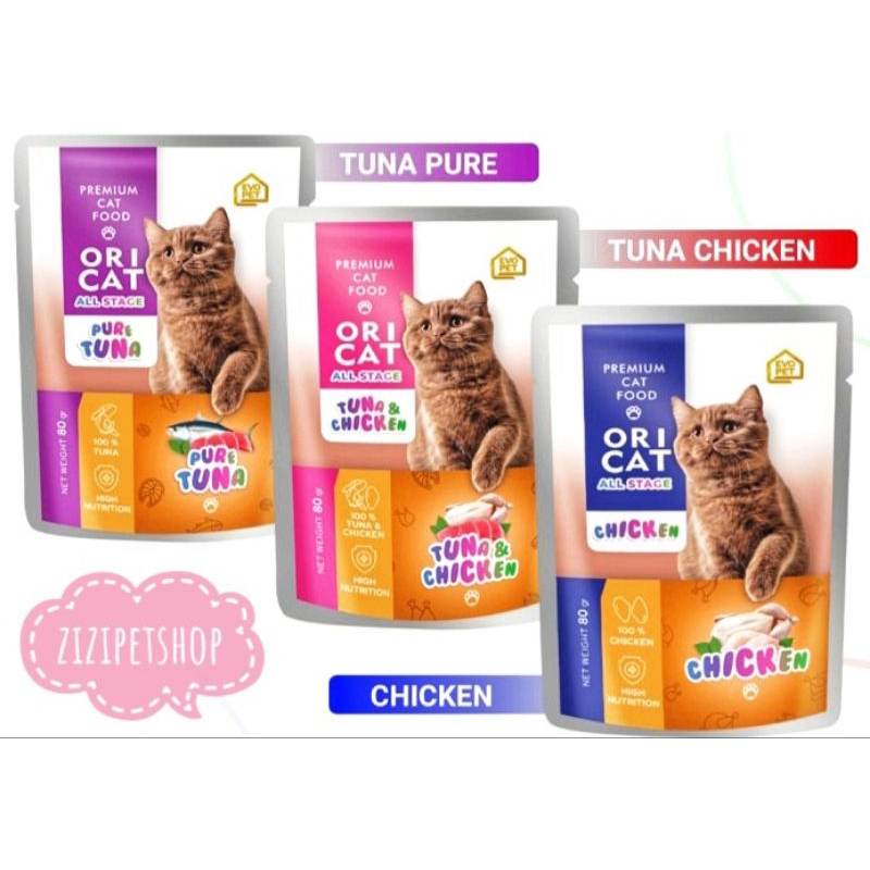 Jual Ori cat basah 85 gram Rasa Tuna Pure, chicken, Tuna chicken ...