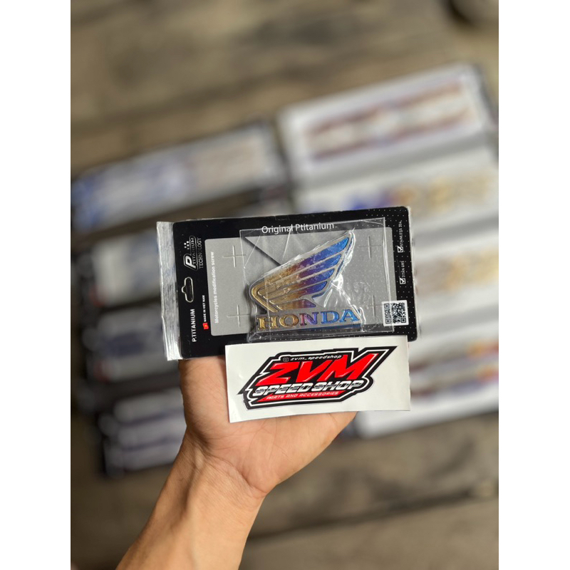 Jual Emblem Honda Sayap Garuda Titanium Original Emblem | Shopee Indonesia