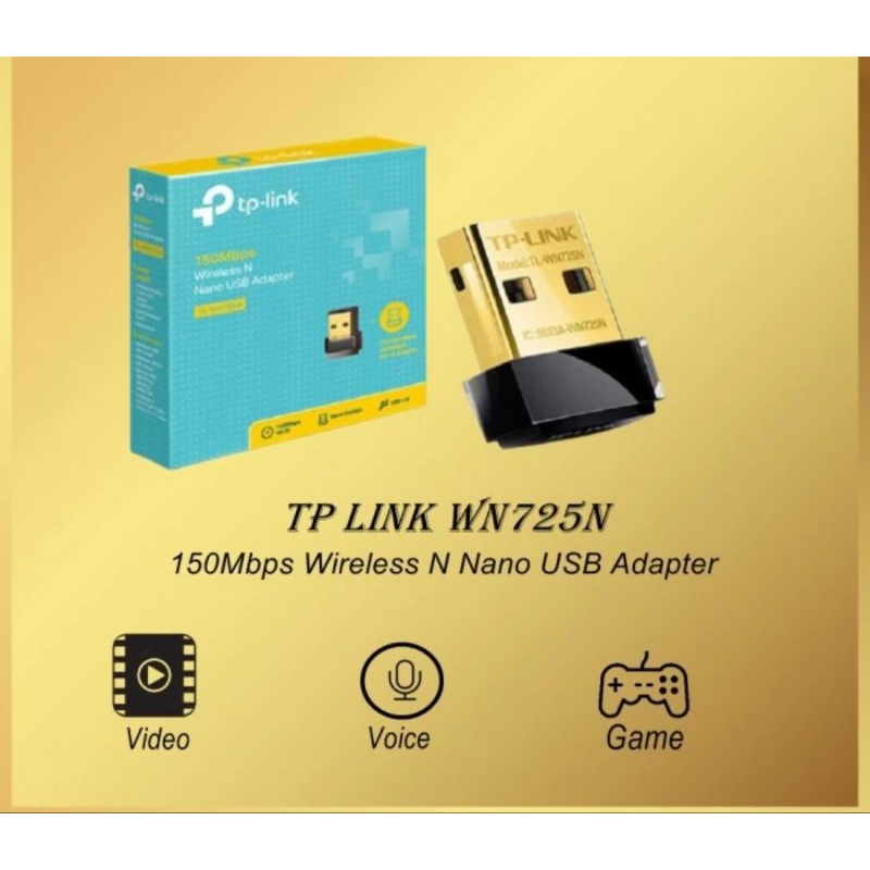 Jual TP Link TL-WN725N Nano USB Wireless Network Adapter 150Mbs ...