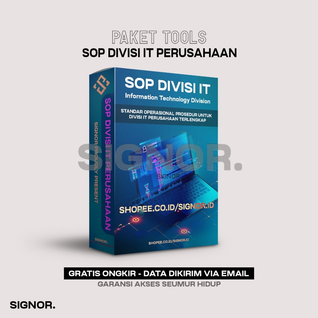 Jual [K8356] SOP Divisi IT (Information Technology) - Panduan Lengkap ...