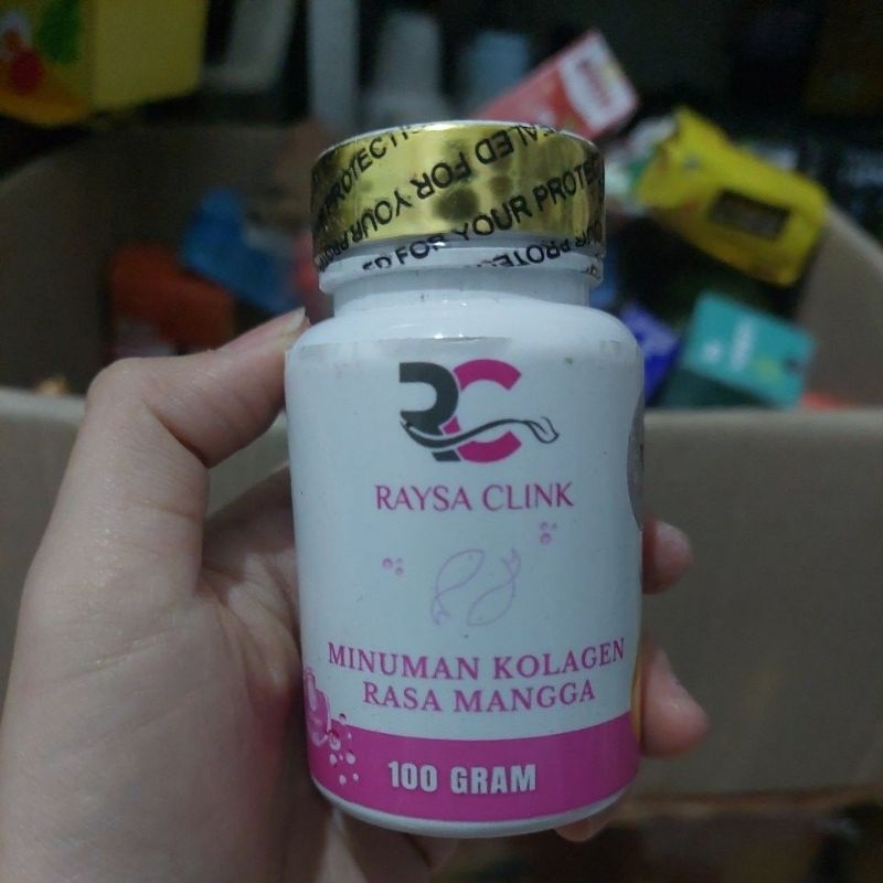 Jual Raysa Clink Minuman Kolagen Rasa Mangga 100 Gram | Shopee Indonesia