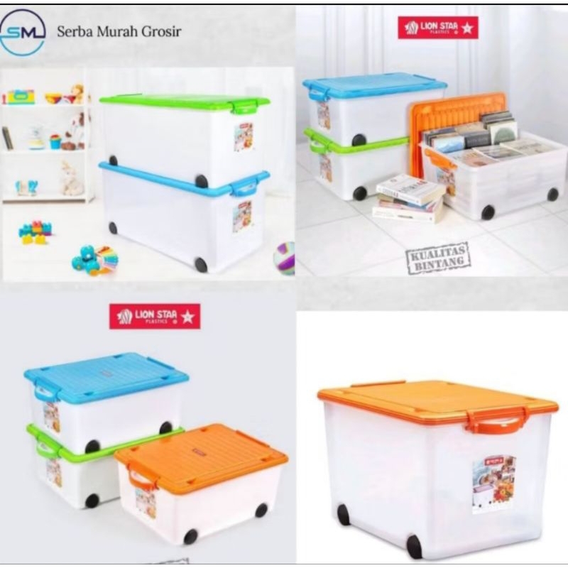 Jual Box penyimpanan/box plastik/box container/box roda/multifungsi box ...