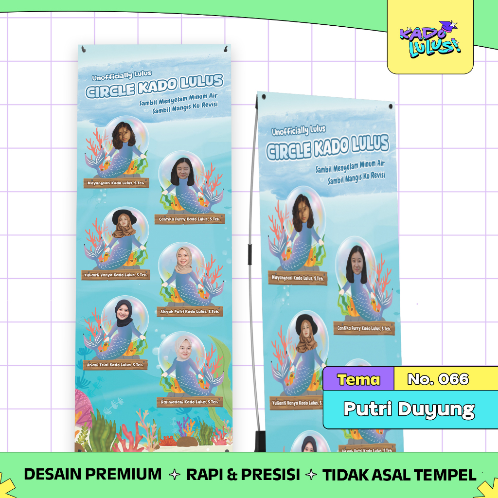 Jual KADO LULUS Banner Spanduk Sidang Skripsi Wisuda Sempro Semhas ...