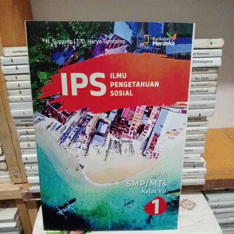 Jual BUKU PAKET IPS , ILMU PENGETAHUAN SOSIAL UNTUK SMP/MTS KELAS VII, 7,1 KURIKULUM MERDEKA ...