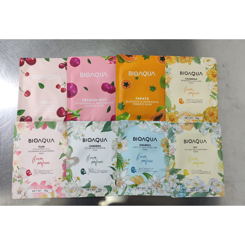 Jual BIOAQUA FACIAL SHEET MASK / 1pcs | Shopee Indonesia