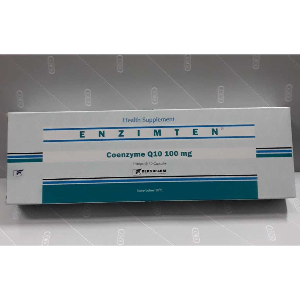 Jual ENZIMTEN COENZYME Q10 100MG HEALTH SUPPLEMENT (PER STRIP) | Shopee ...