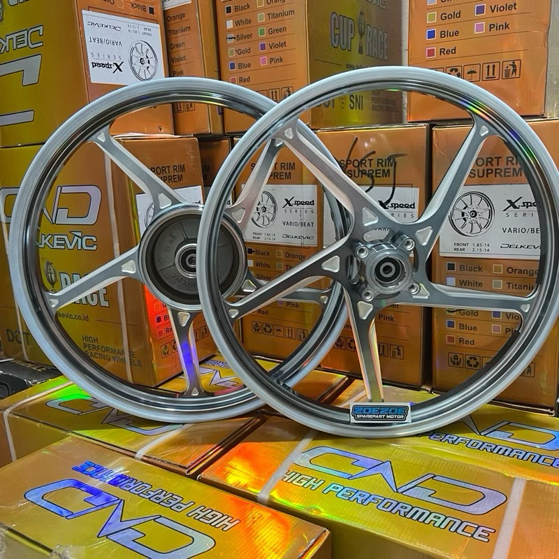 Jual VELG RACING DELKEVIC D-55 P5 Copy VND AK55 Honda All Supra110 ...