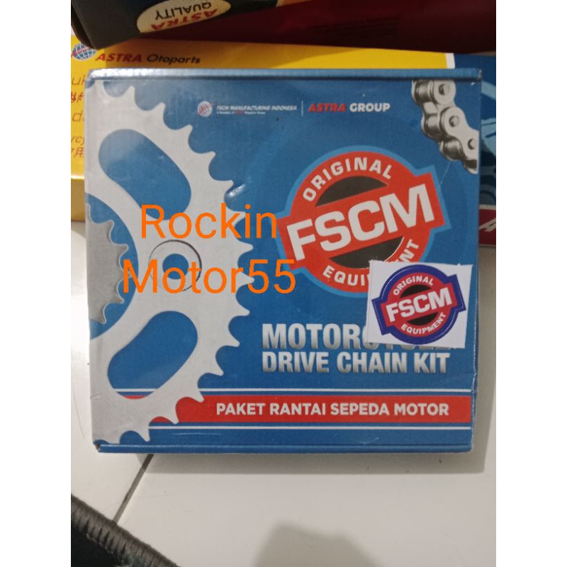 Jual (OBRAL MURAH) FSCM ORIGINAL Gir dan Rantai for Smash new, Shogun 125, SMASH OLD, shogun 110 ...