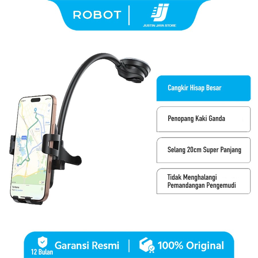Jual ROBOT Windshield Car Holder Mobil Super Panjang 20cm Gravity Car ...