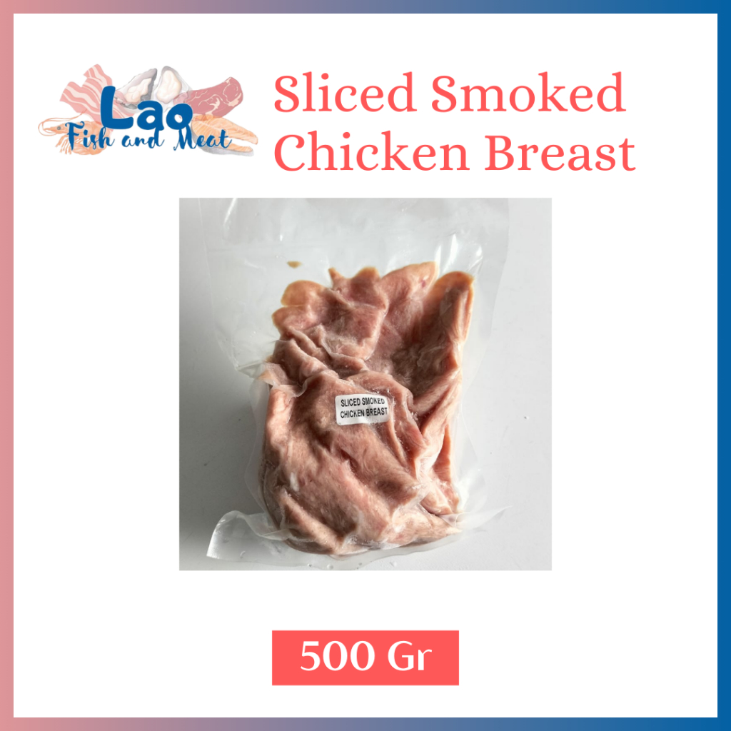 Jual Slice Smoked Chicken Breast / Slice Daging Ayam Asap 500 Gr ...