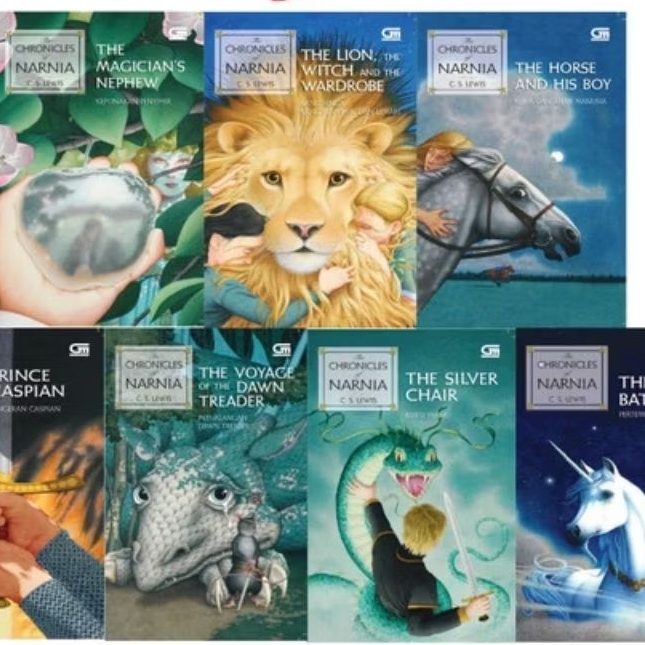 Jual NOVEL NARNIA/THE CHRONICLES OF NARNIA- CS LEWIS original | Shopee ...