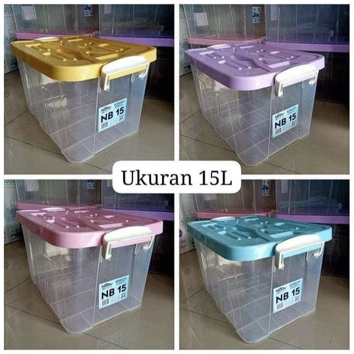 Jual BOX CONTAINER PUTIH 15 LITER - Kontainer Box Plastik / Container ...