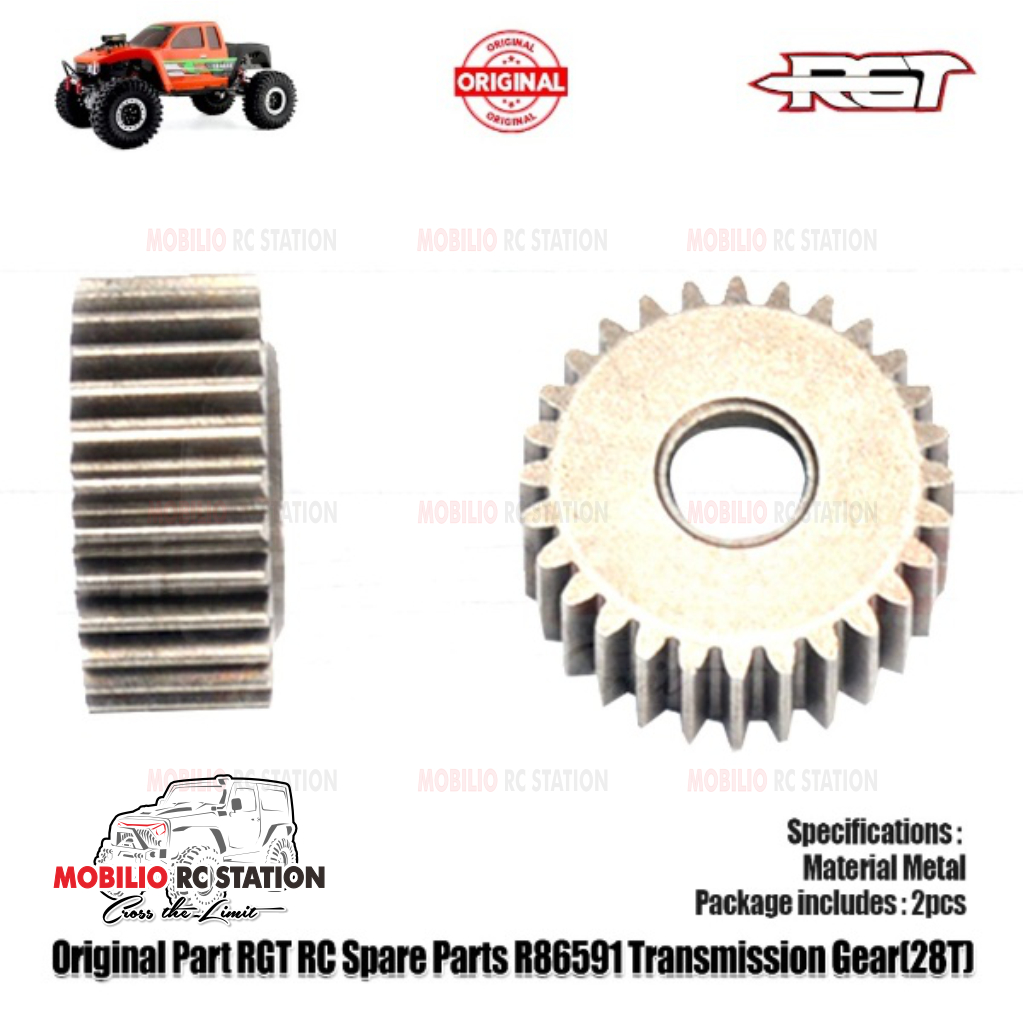 Jual Spare Part Original Transmission Gear (28T) RC RGT EX86180 #R86591 ...