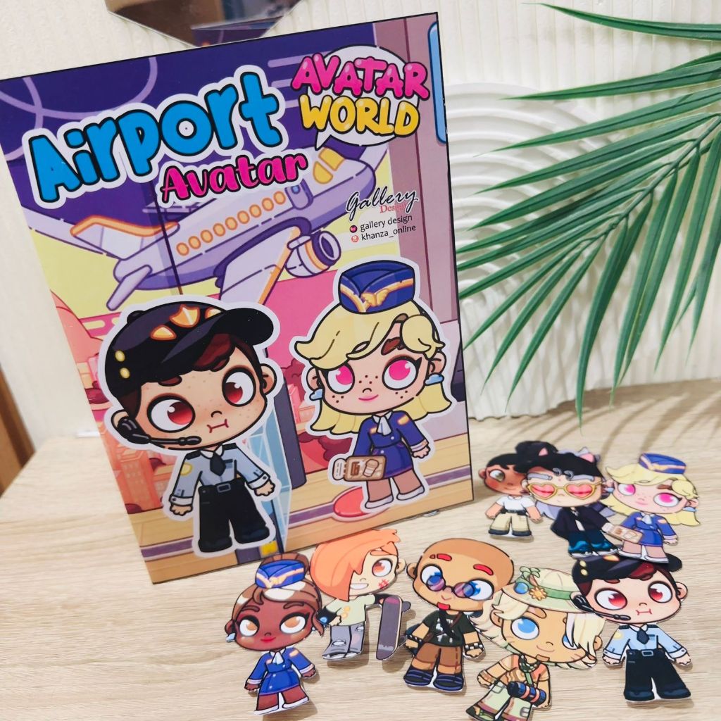 Jual AIRPORT AVATAR WORLD Mainan Edukasi Anak Terbaru Paperdolls ...
