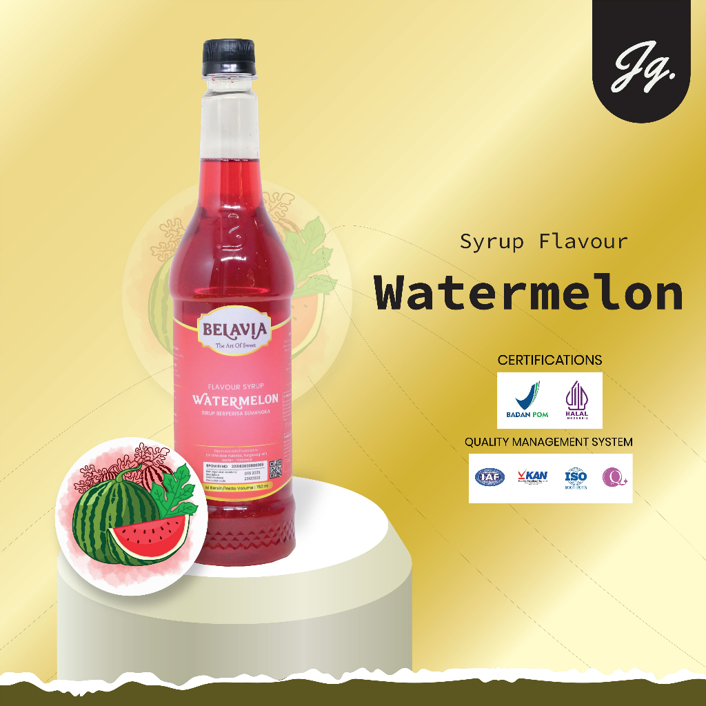 Jual Watermelon Syrup Belavia 750 ML | Belavia Sirup Semangka 750ml ...
