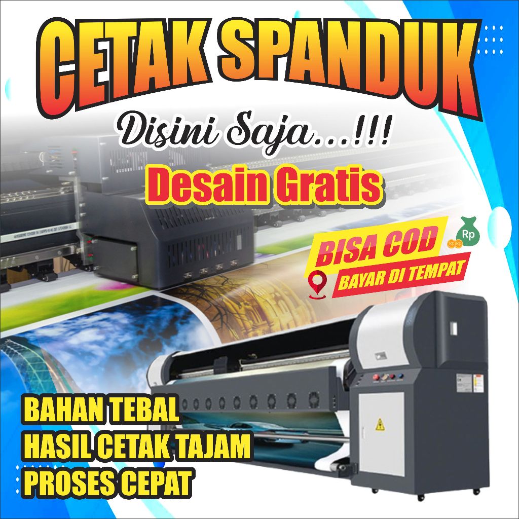 Jual print cetak spanduk goes to , study tour,, dll ukuran 200x100 cm ...